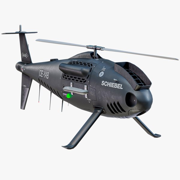 modèle 3D de Drone Schiebel Camcopter S100 Noir PBR - TurboSquid 2426235
