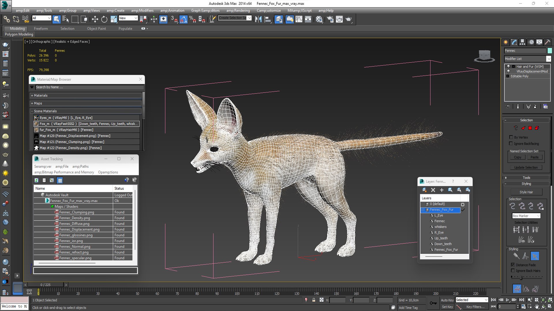 3D Fennec Fox Fur - TurboSquid 2182905