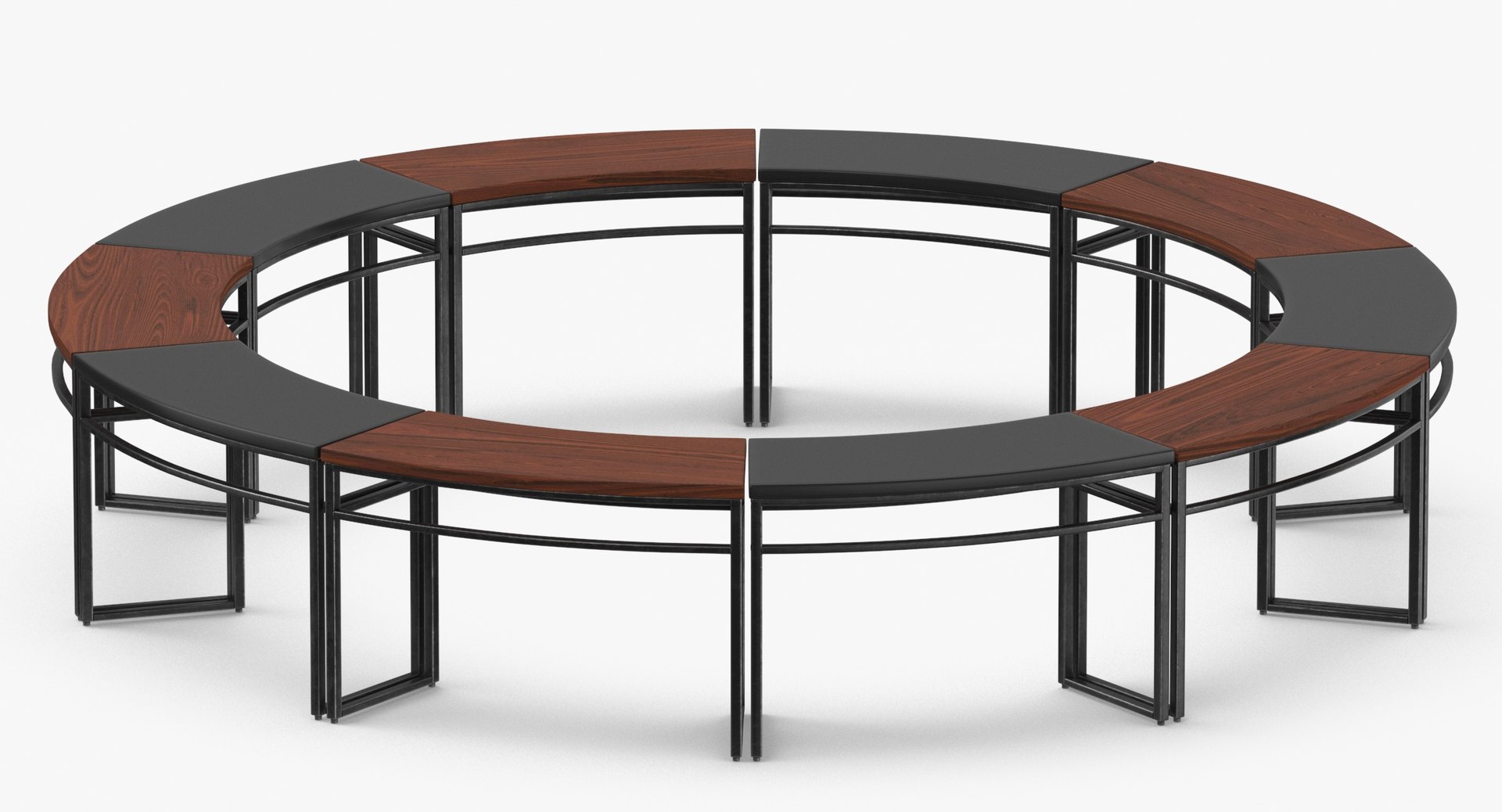 Display Round Table Set Type 02 Single Double Triple Tier Full and Half ...