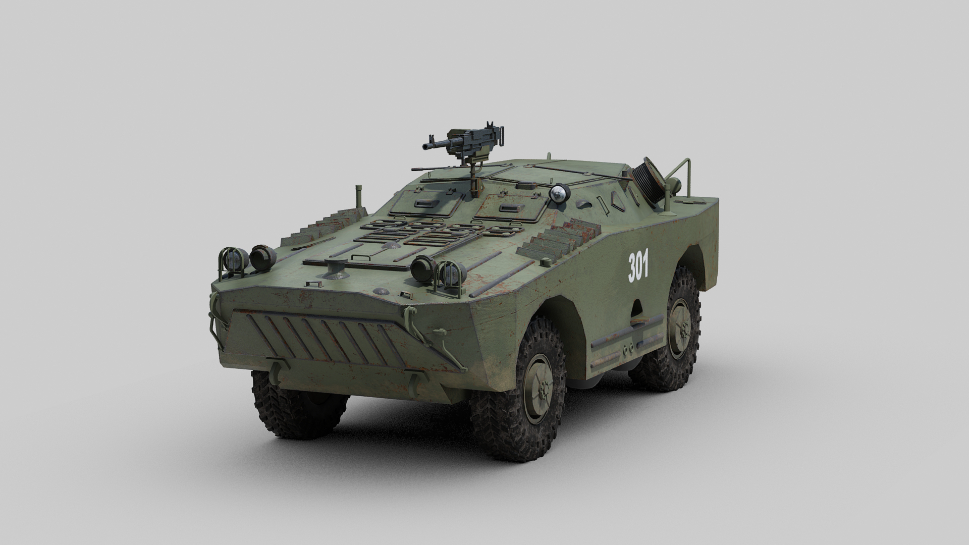 3D russian brdm 1 model - TurboSquid 1521723