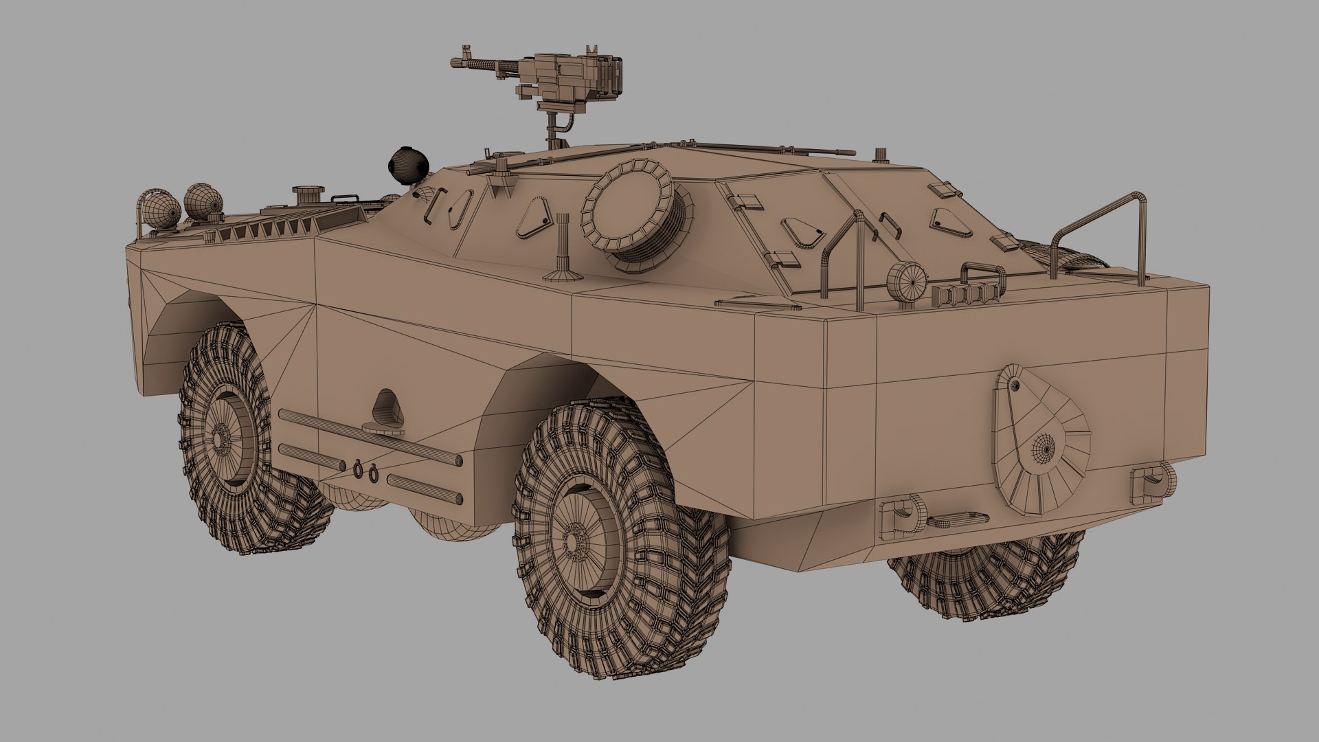 3D russian brdm 1 model - TurboSquid 1521723
