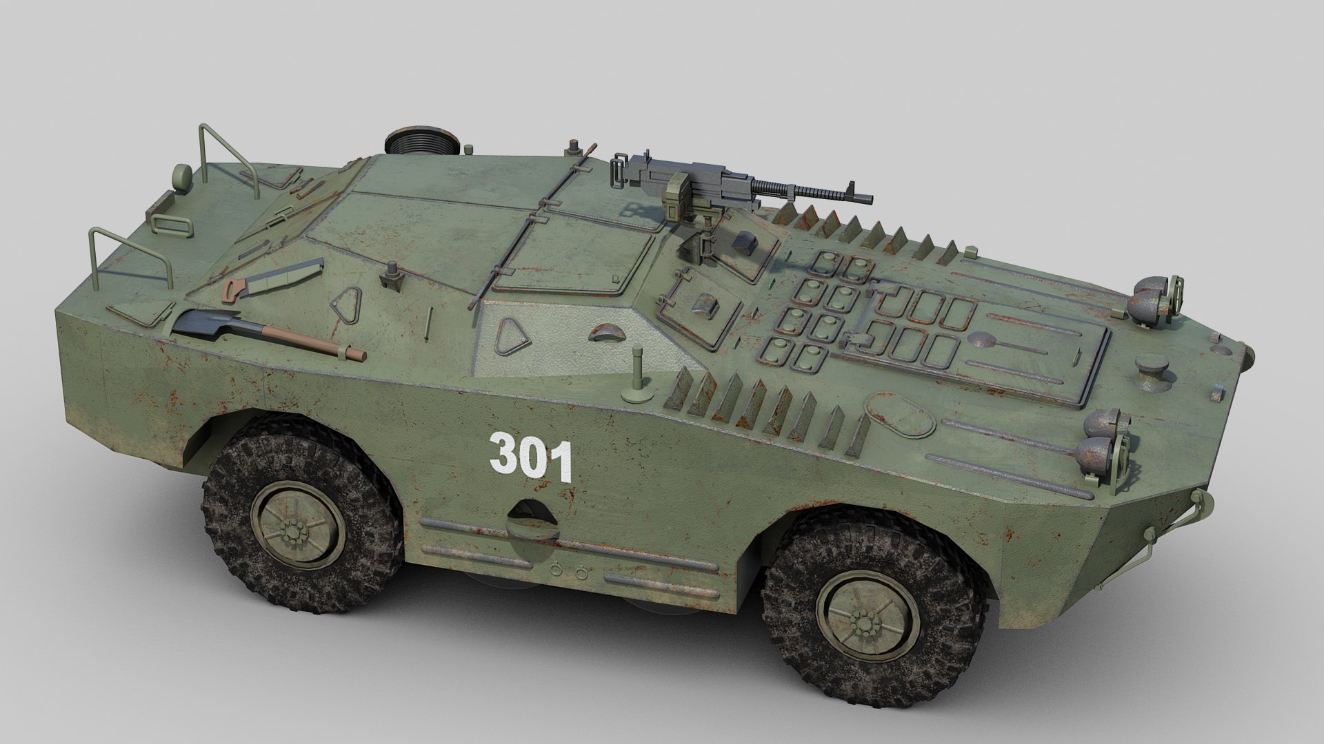 3D russian brdm 1 model - TurboSquid 1521723