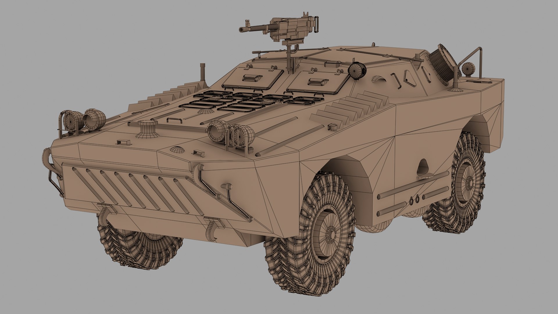 3D russian brdm 1 model - TurboSquid 1521723
