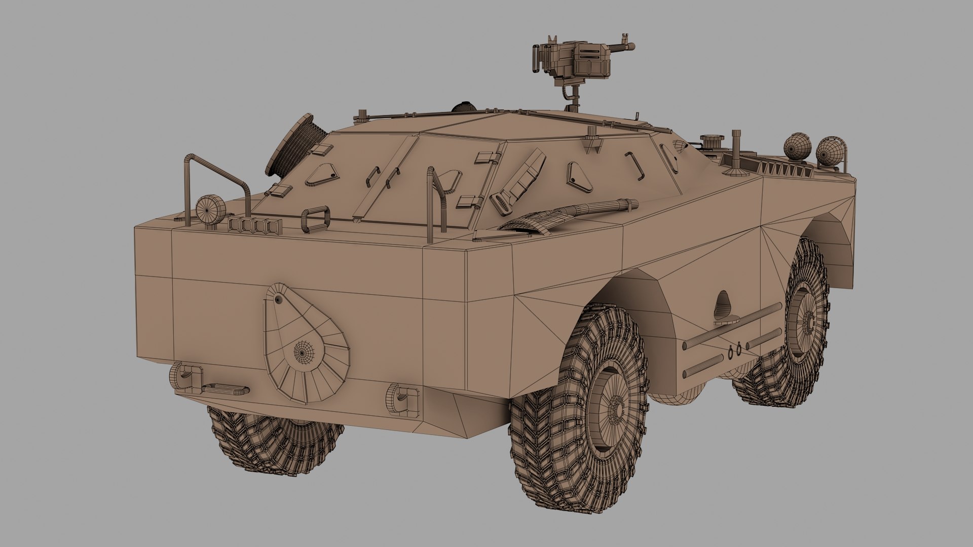 3D russian brdm 1 model - TurboSquid 1521723
