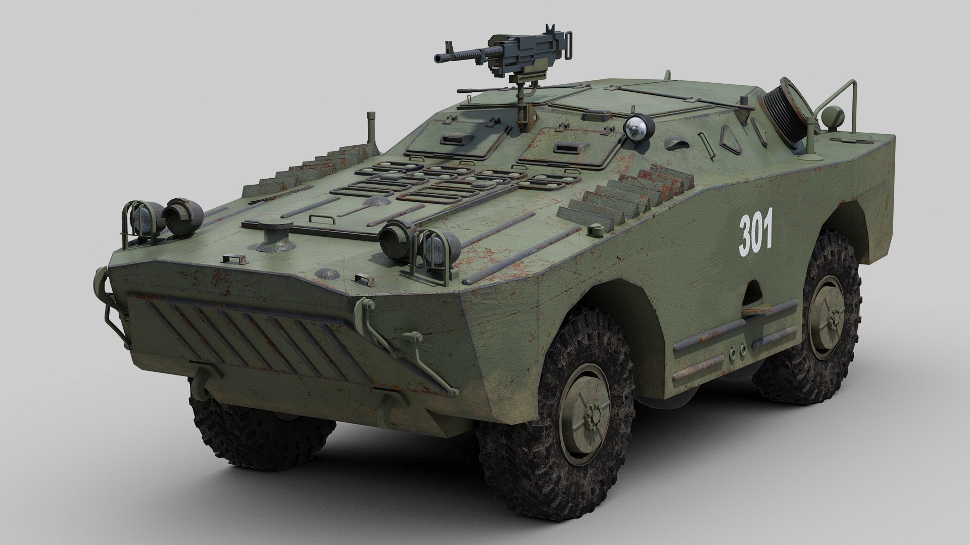 3D russian brdm 1 model - TurboSquid 1521723