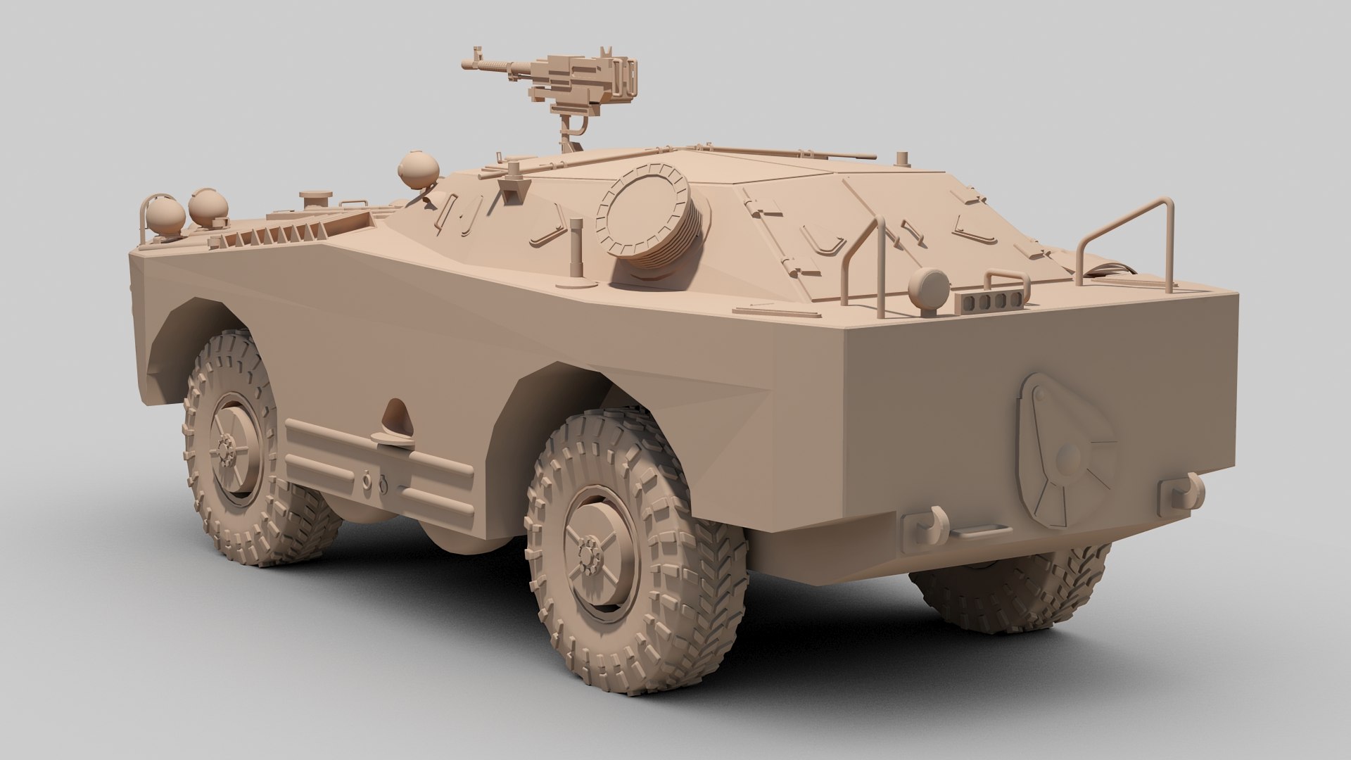3D russian brdm 1 model - TurboSquid 1521723