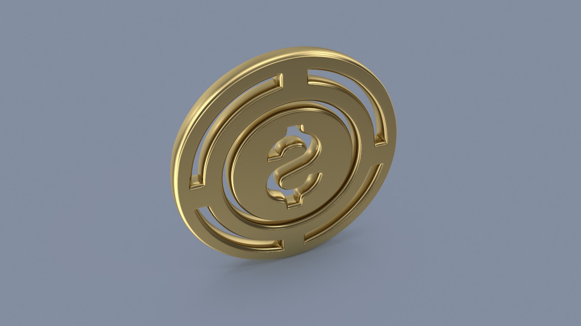 Finance and Money Dollar Security Shield Symbol model - TurboSquid 2065447