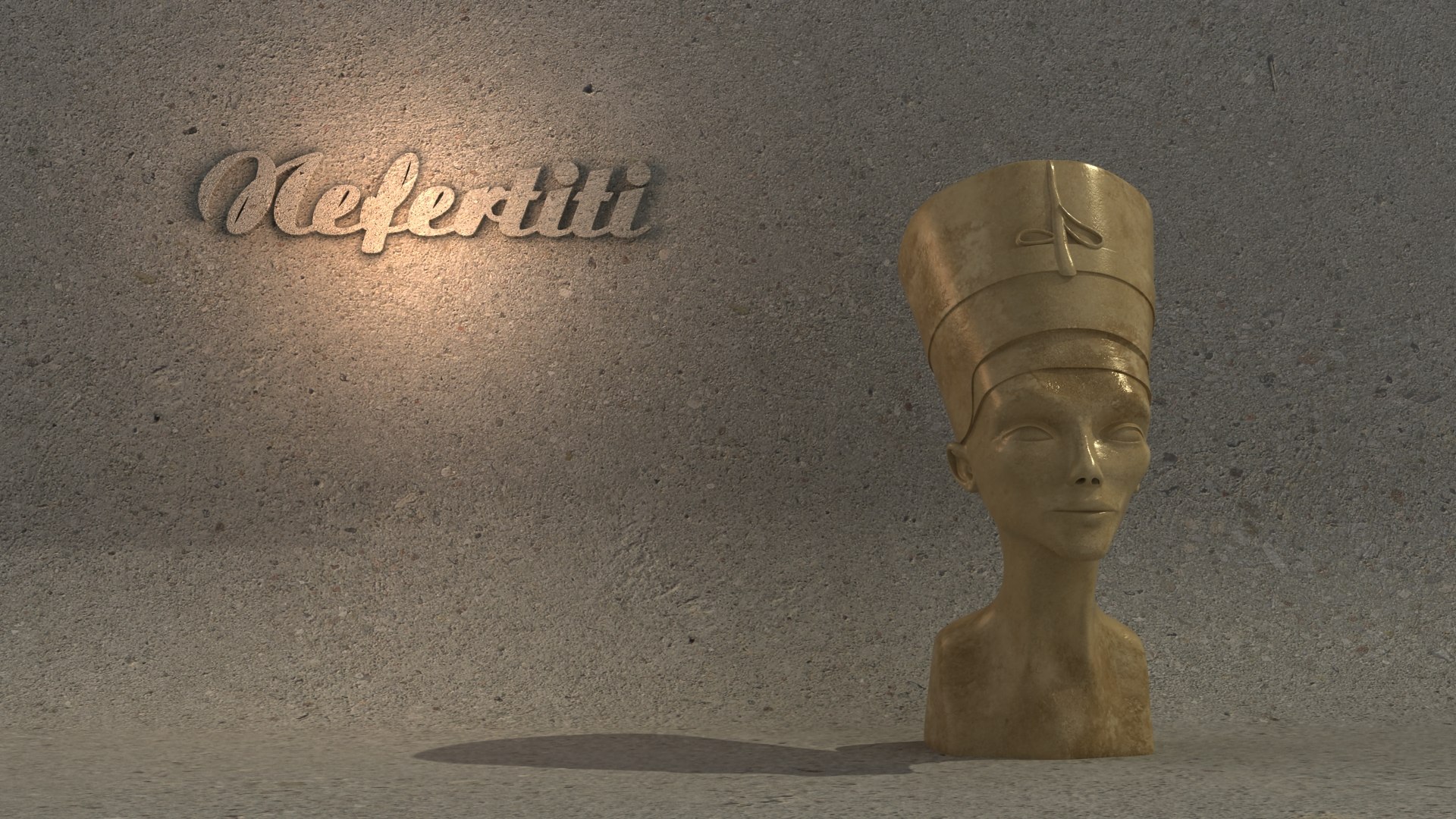 nefertiti 3d model
