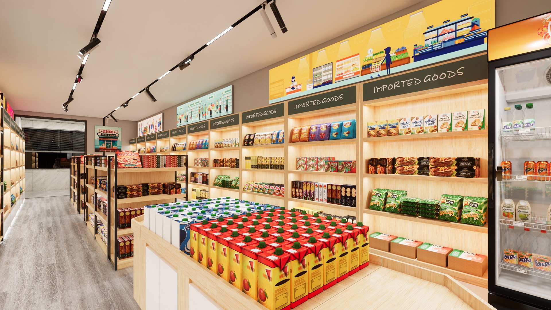 3D Convenience Store-A7 Model - TurboSquid 2147937