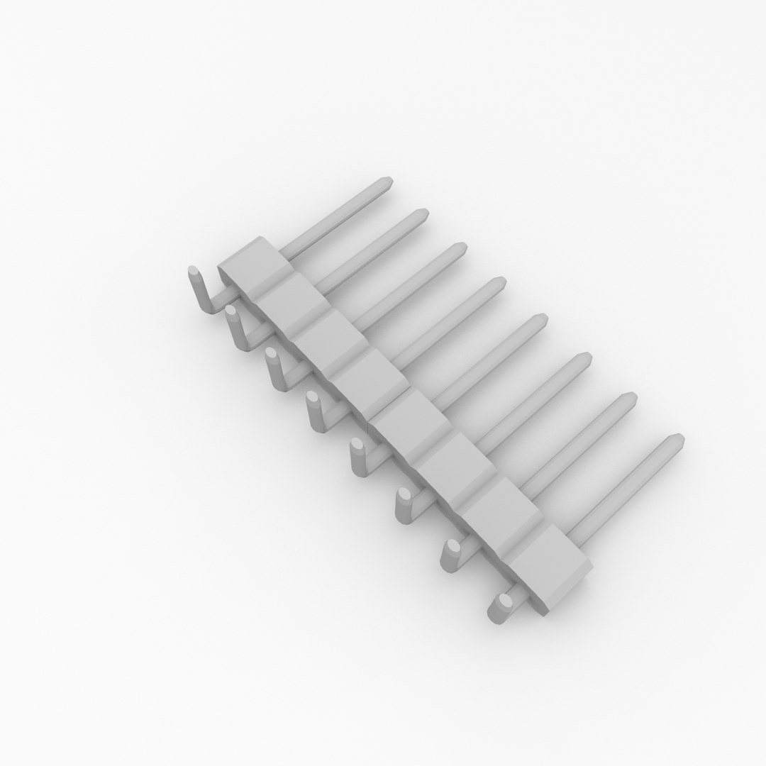 Curved Male Header 3D Model - TurboSquid 1225637