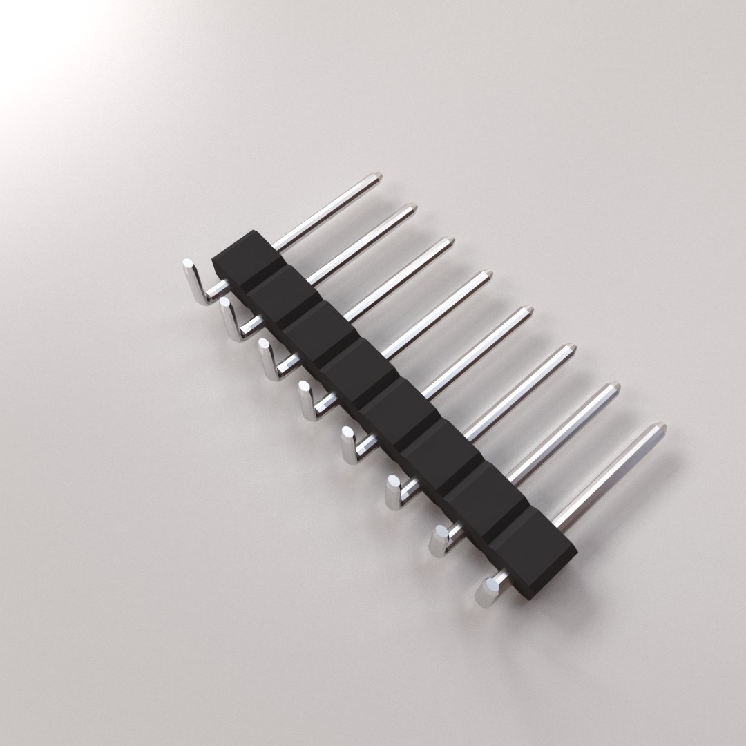 Curved Male Header 3D Model - TurboSquid 1225637