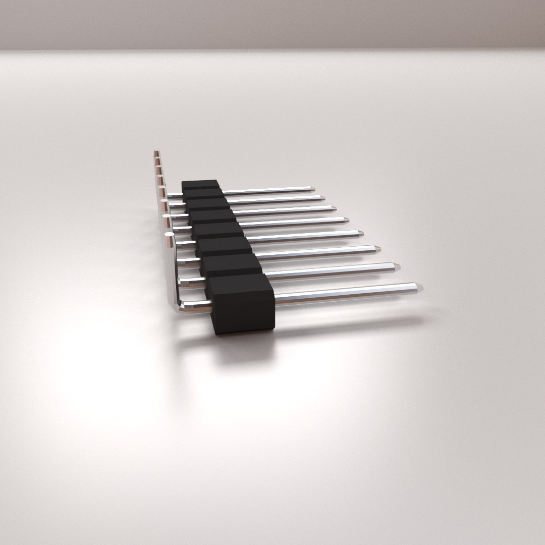 Curved Male Header 3D Model - TurboSquid 1225637