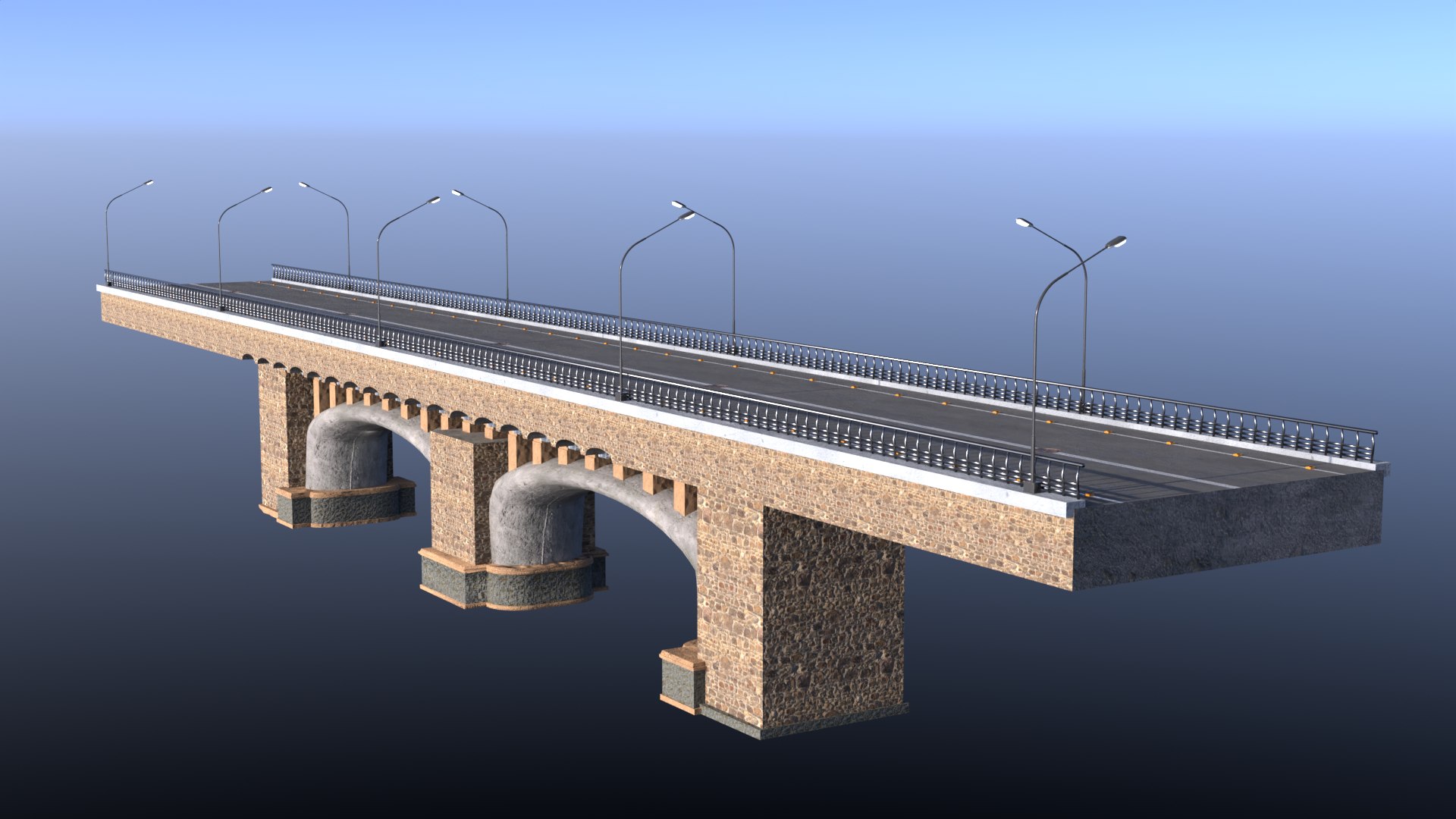 Bridge Model - TurboSquid 1994896
