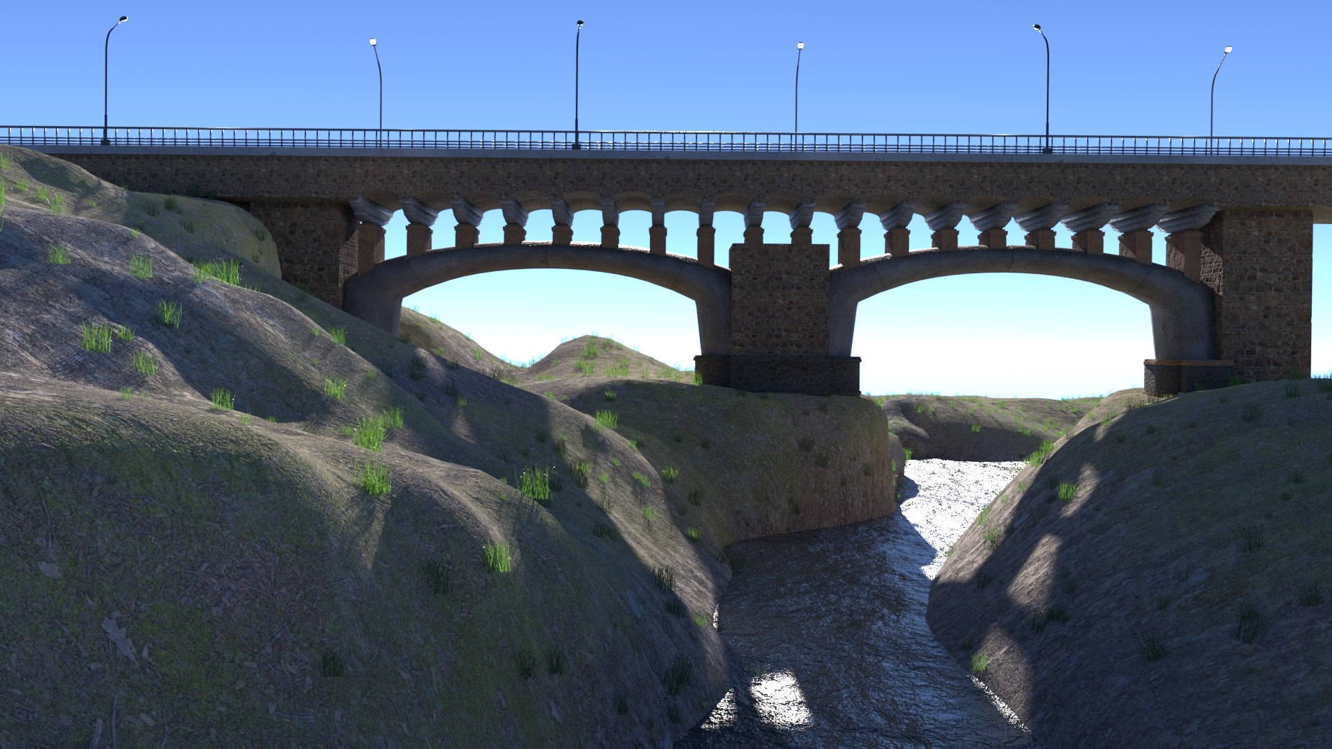 Bridge Model - TurboSquid 1994896