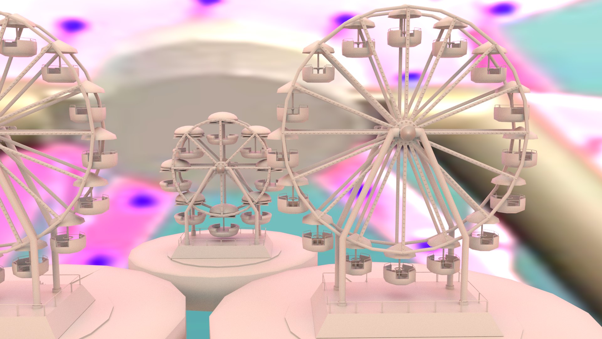 3D Ferris Wheels Pack - TurboSquid 2025272