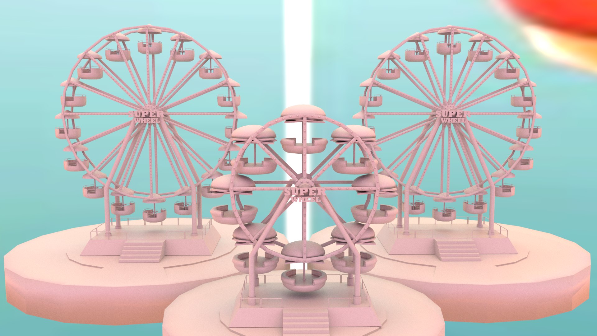 3D Ferris Wheels Pack - TurboSquid 2025272