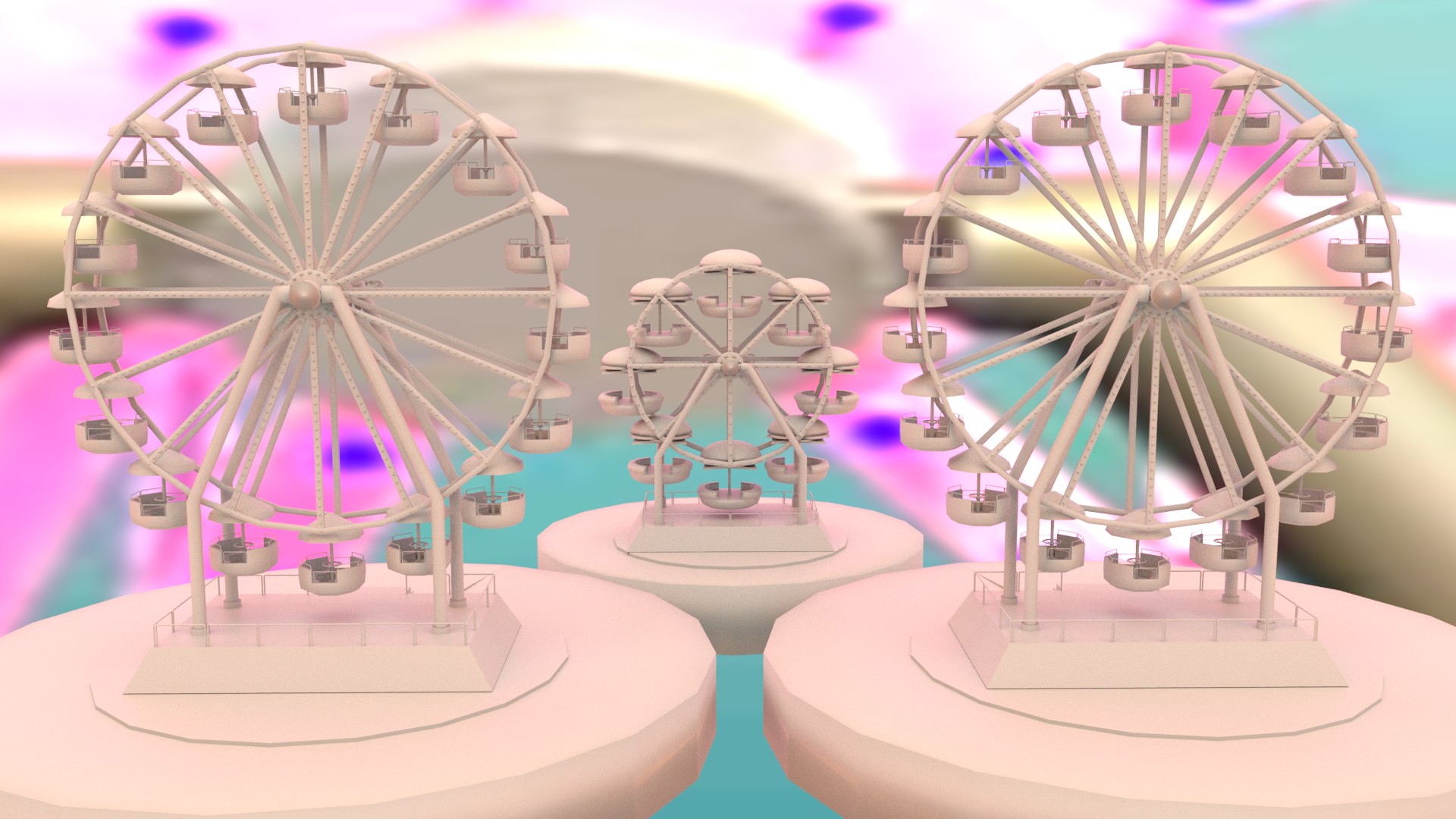 3D Ferris Wheels Pack - TurboSquid 2025272