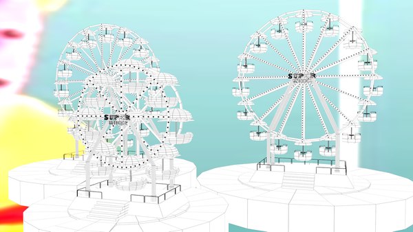 Ferris Wheels Pack Modelo 3D - TurboSquid 2025272