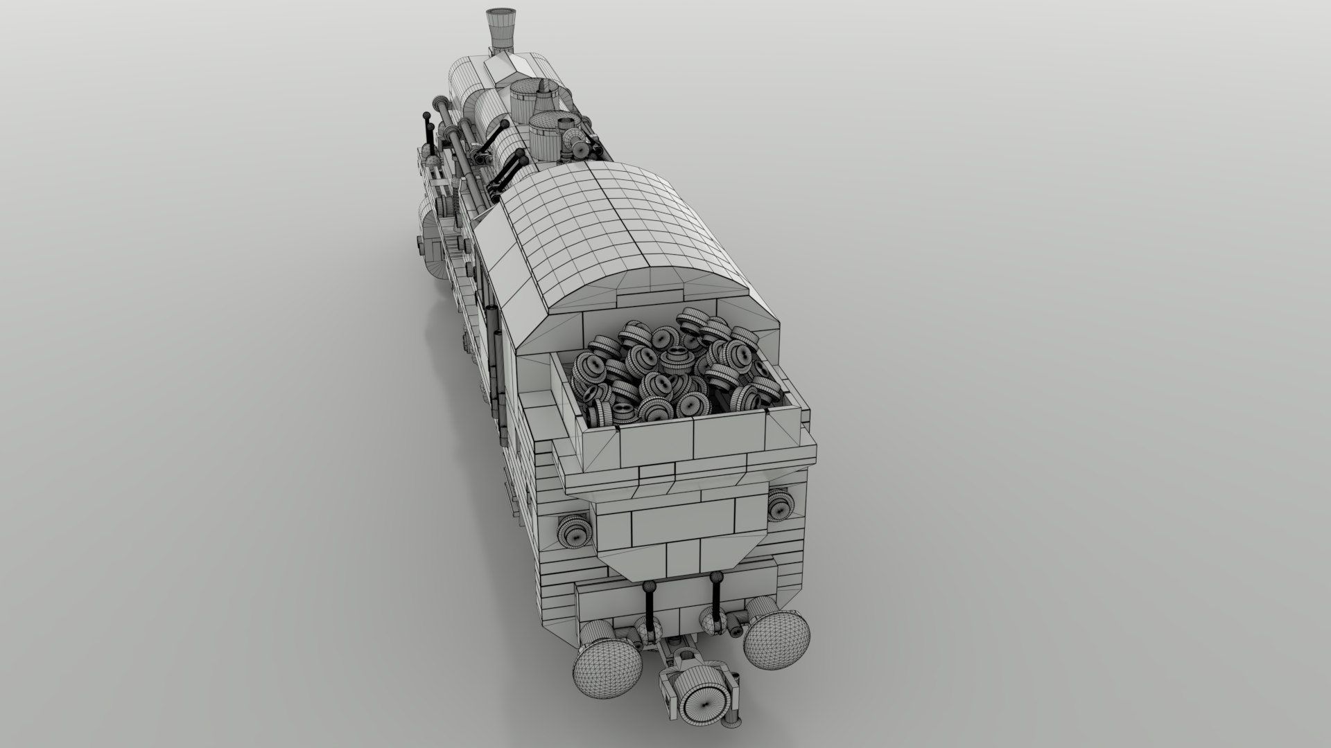 3D Lego Steam Engine - TurboSquid 1672248
