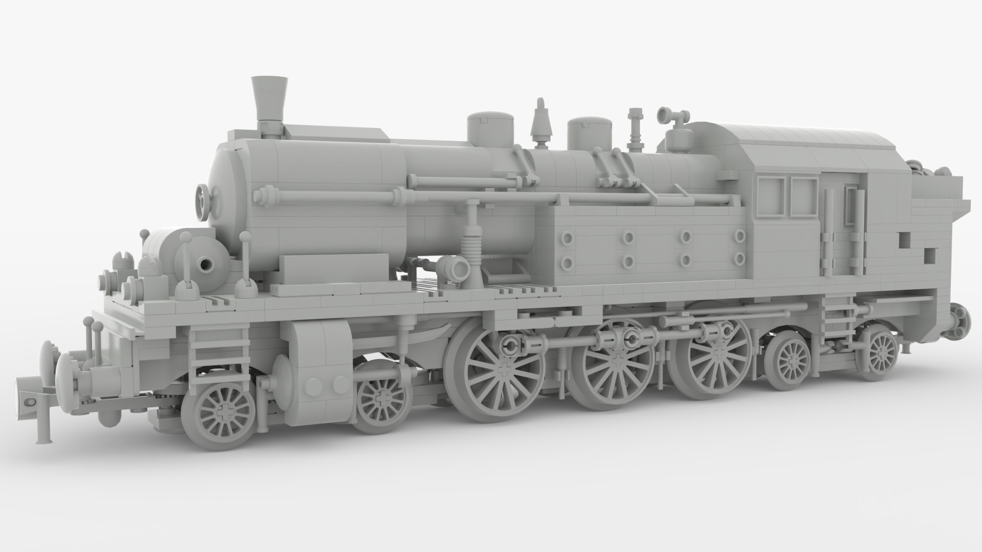 3D Lego Steam Engine - TurboSquid 1672248