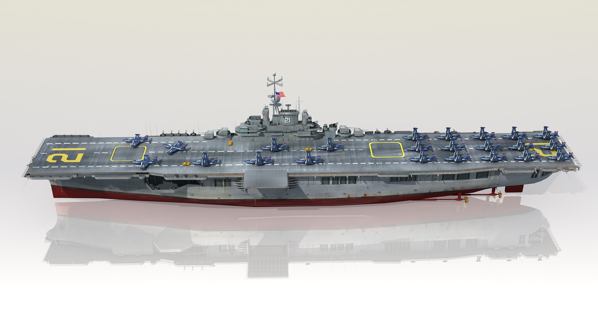 USS Boxer CV-21 3D model - TurboSquid 2076907