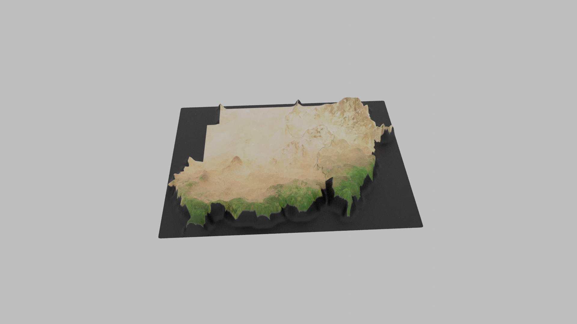 3D Sudan Map Country Model - TurboSquid 2076369