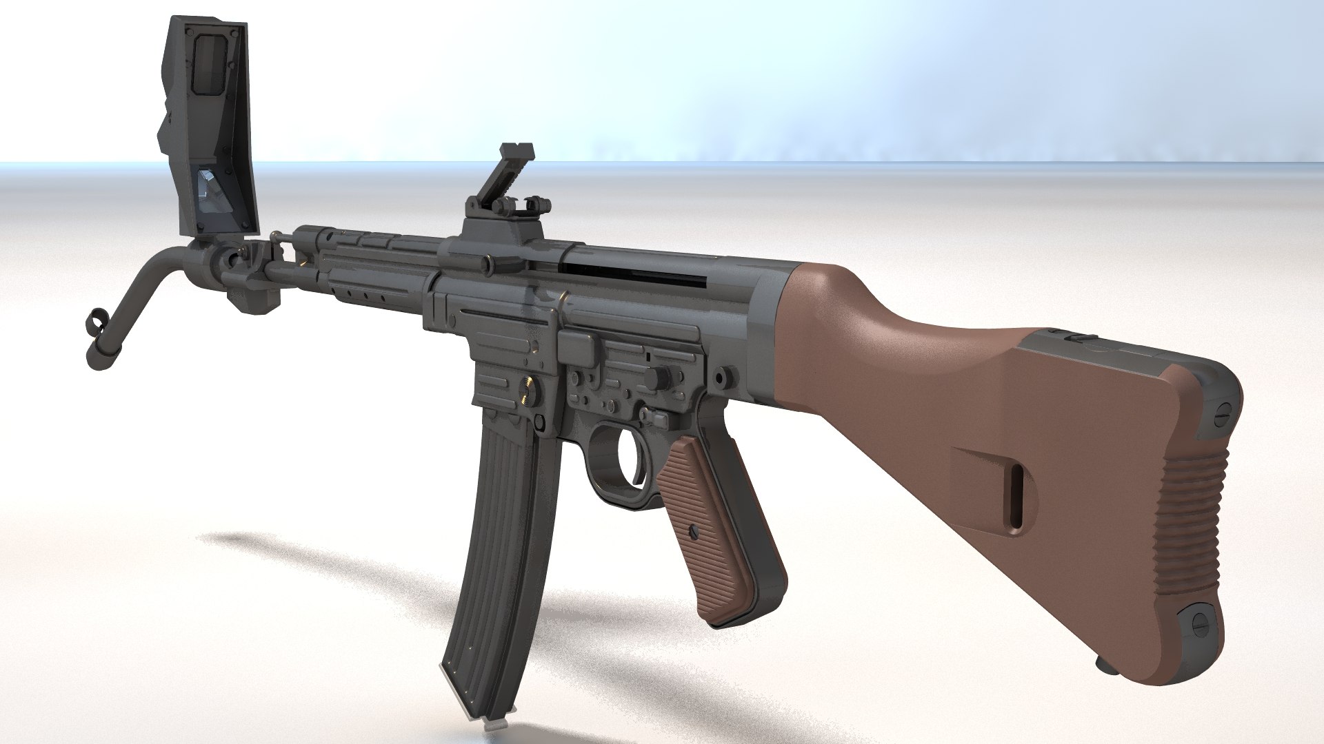Sturmgewehr 44 assault 3D model - TurboSquid 2120052