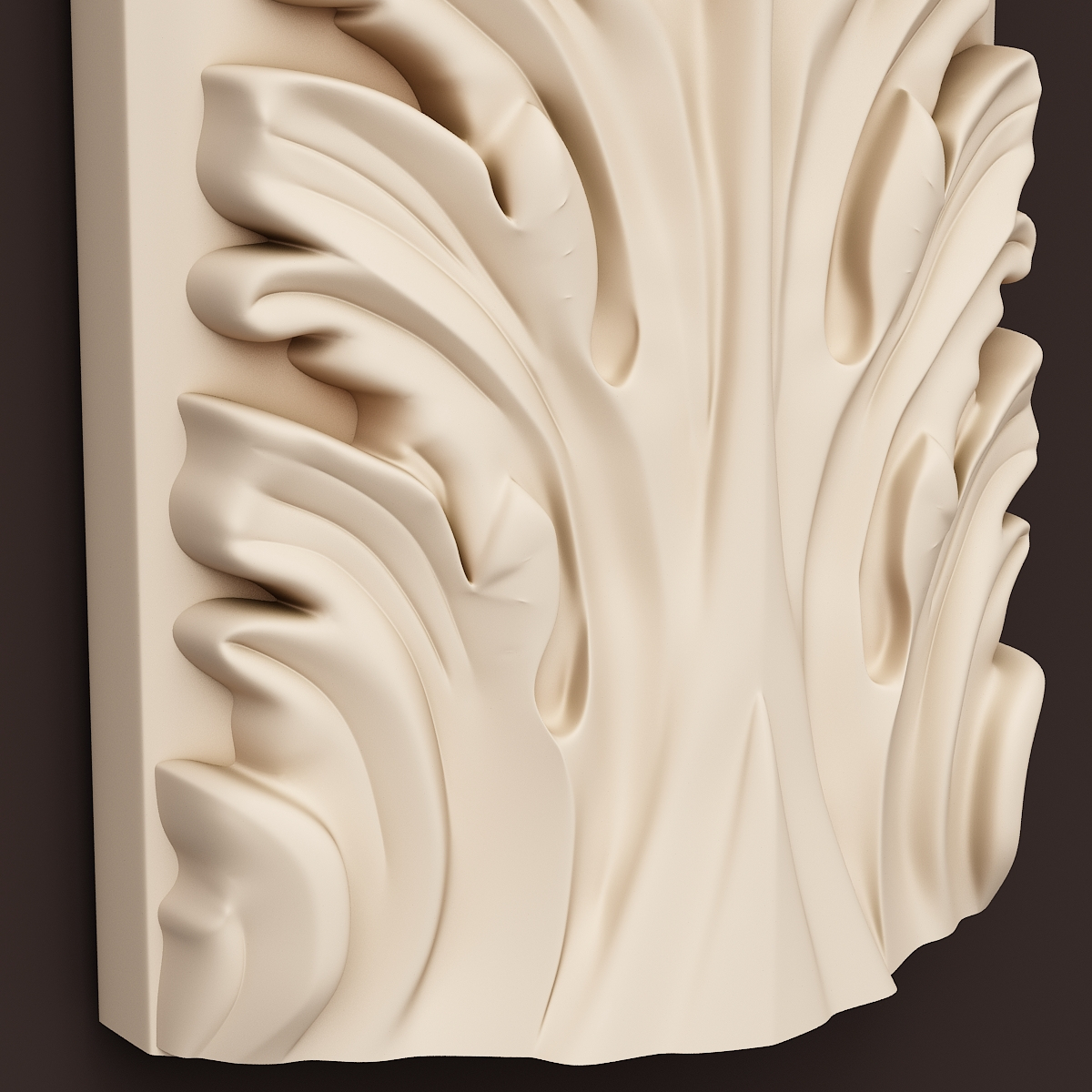 al decoration ornamental interior wall 3d model