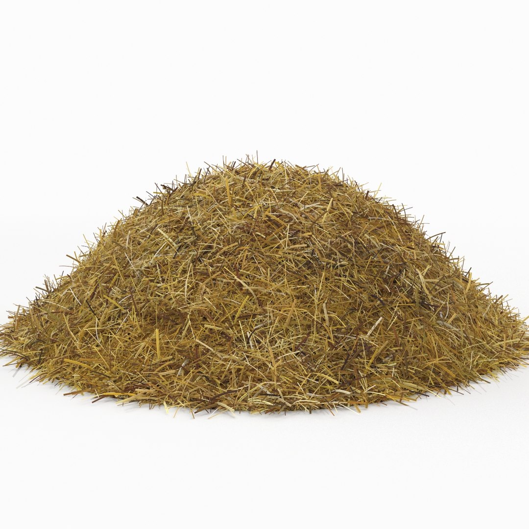 3d Model Of Hay Pile