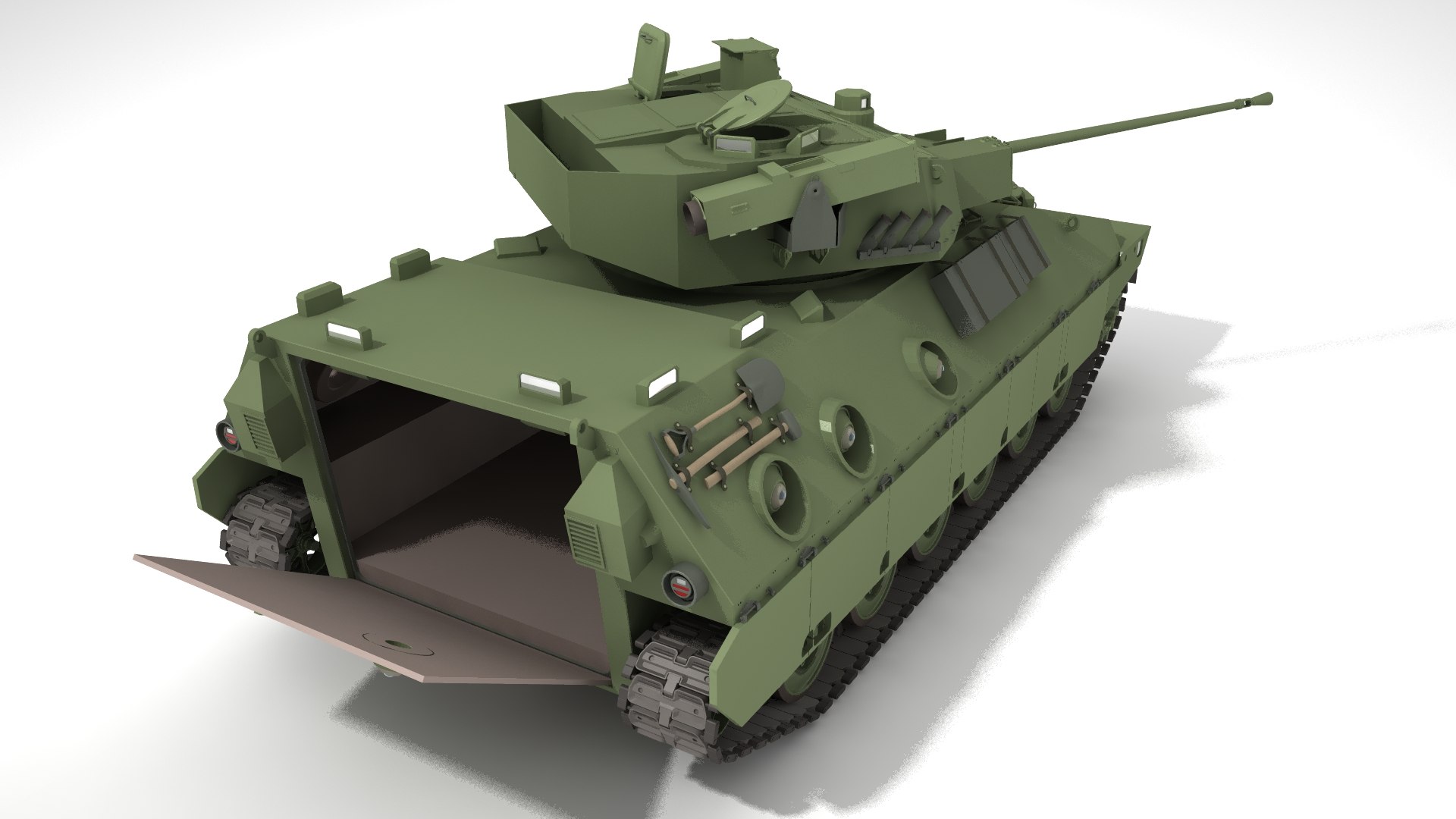 3D Mitsubishi Type 89 IFV - TurboSquid 1721212