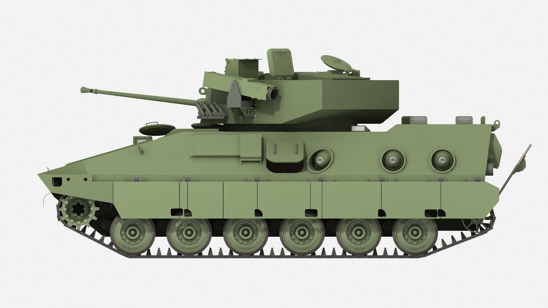 3D Mitsubishi Type 89 IFV - TurboSquid 1721212