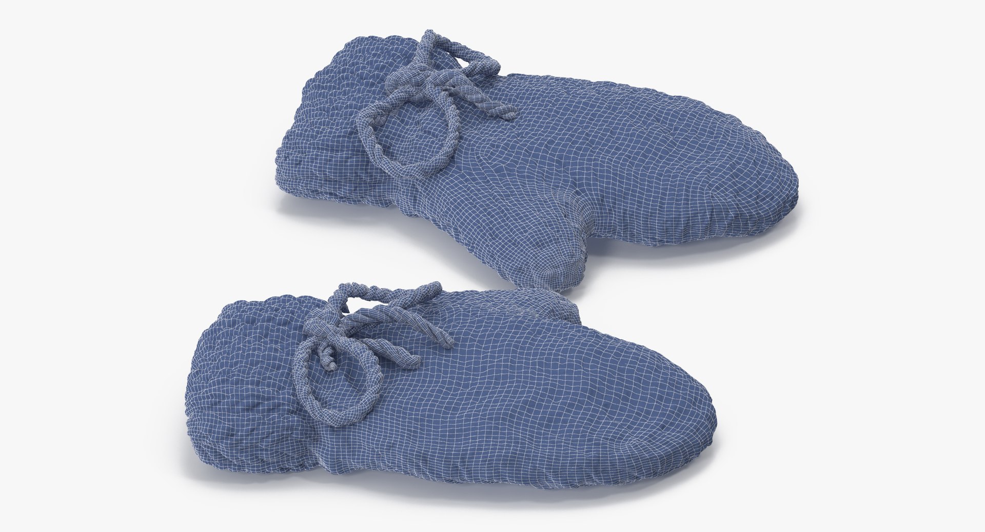 3d model newborn mittens 01 white