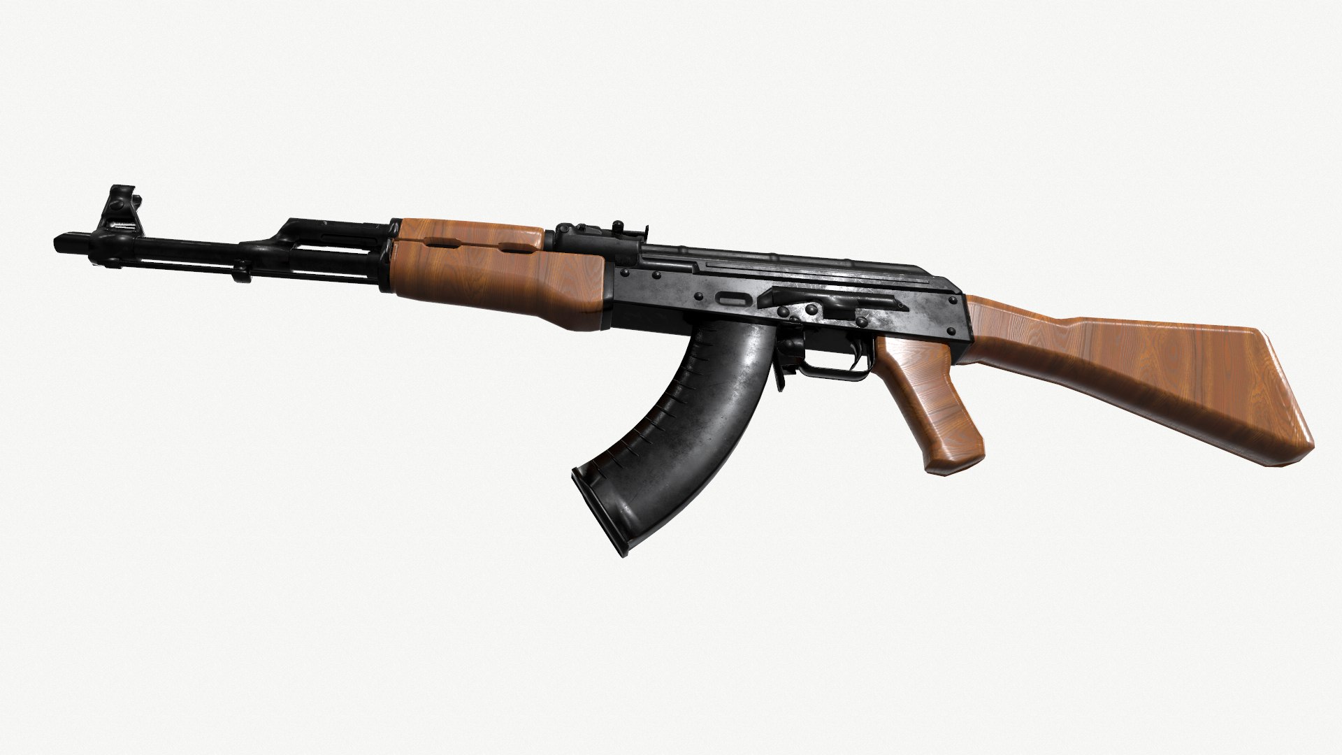3D AK-47 Model - TurboSquid 2051723