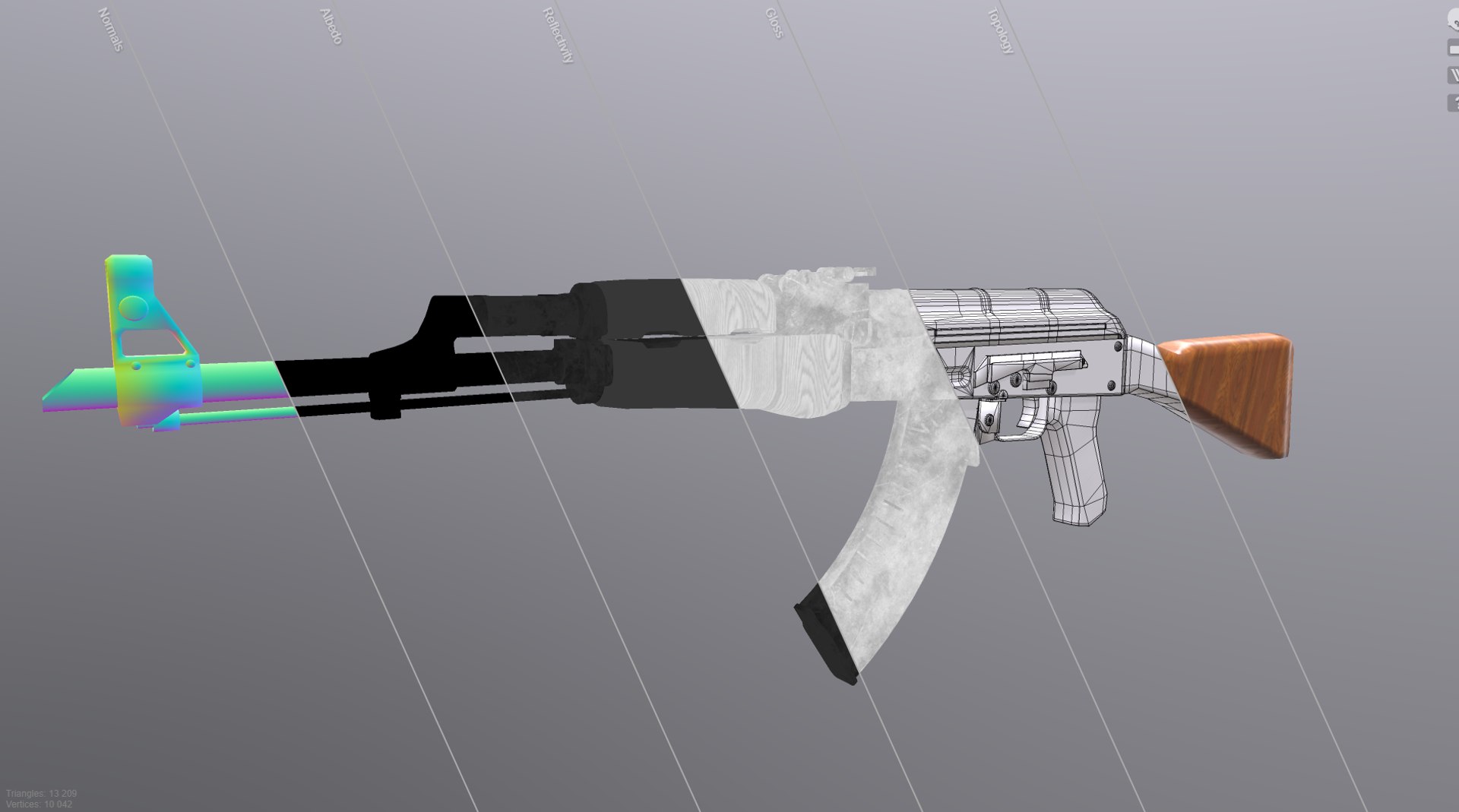 3D AK-47 Model - TurboSquid 2051723