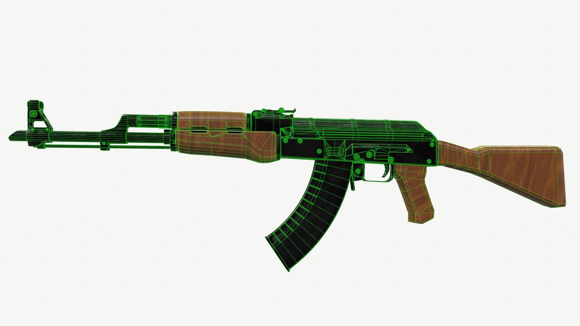 3D AK-47 Model - TurboSquid 2051723