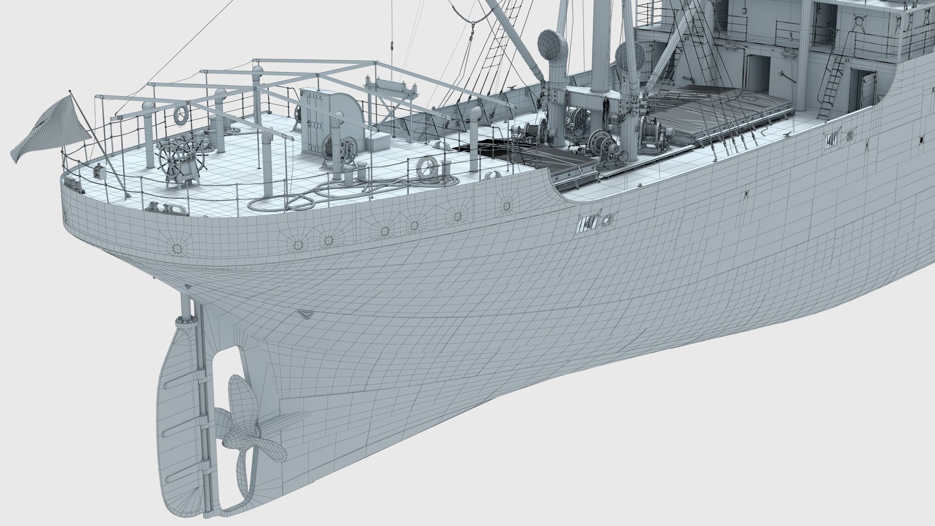 Cargo Steamer 3D Model - TurboSquid 2113107