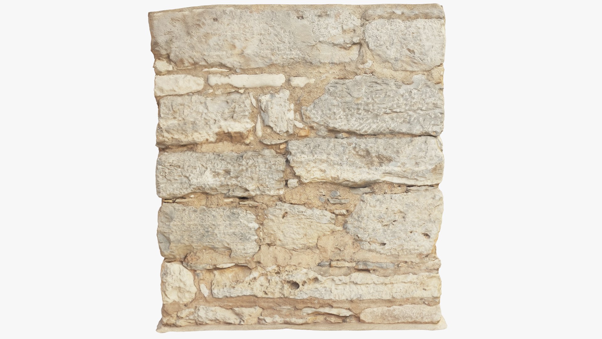 3D Ancient Wall Column Corner V1 - TurboSquid 2287975