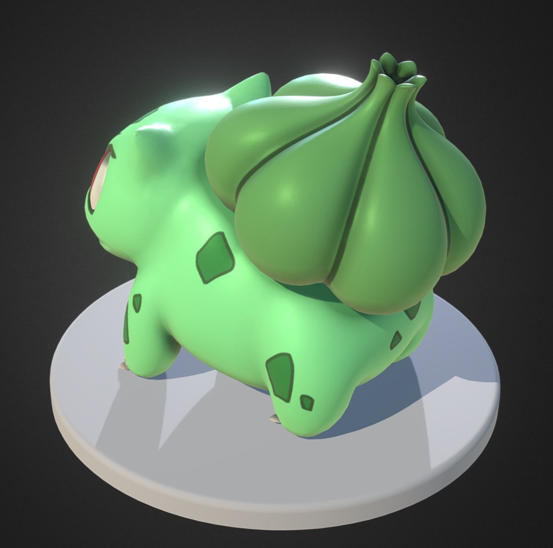 Bulbasaur Pokemon 3d Model