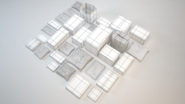 Parcels Collection 3D model - TurboSquid 1803369