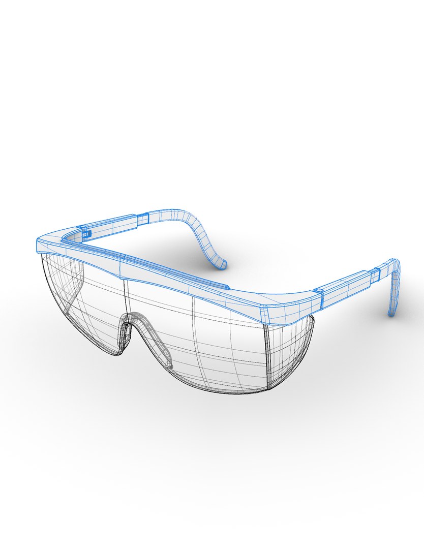 Glasses Safety 3D Model - TurboSquid 1534124