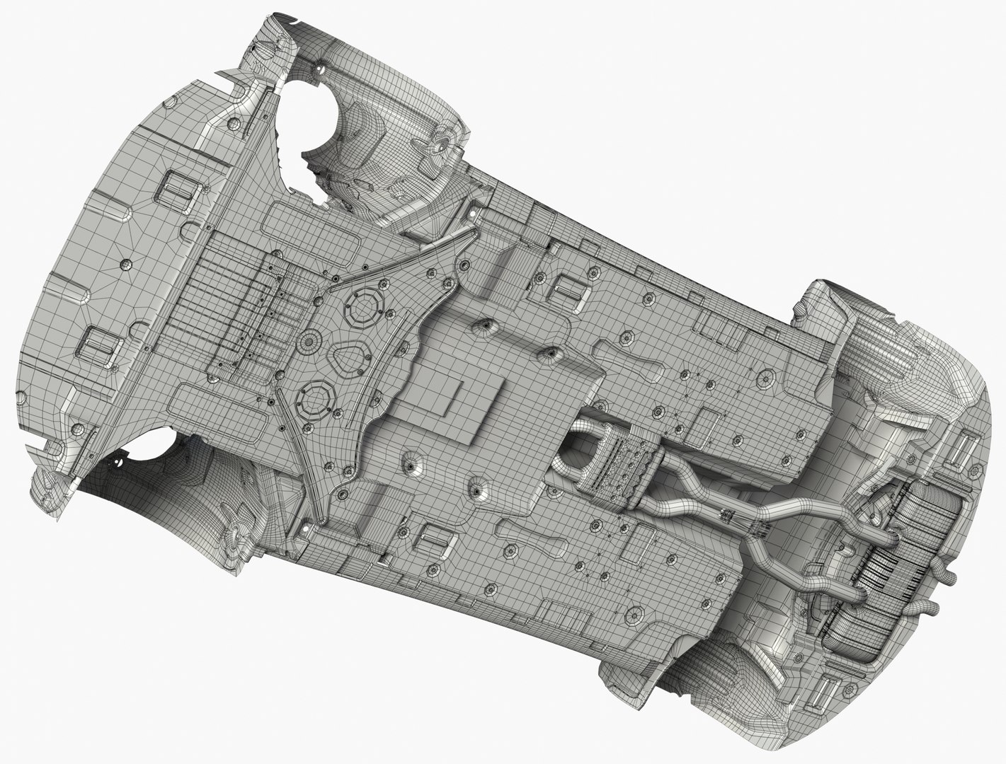 Car Underbody 3D Model - TurboSquid 2335620