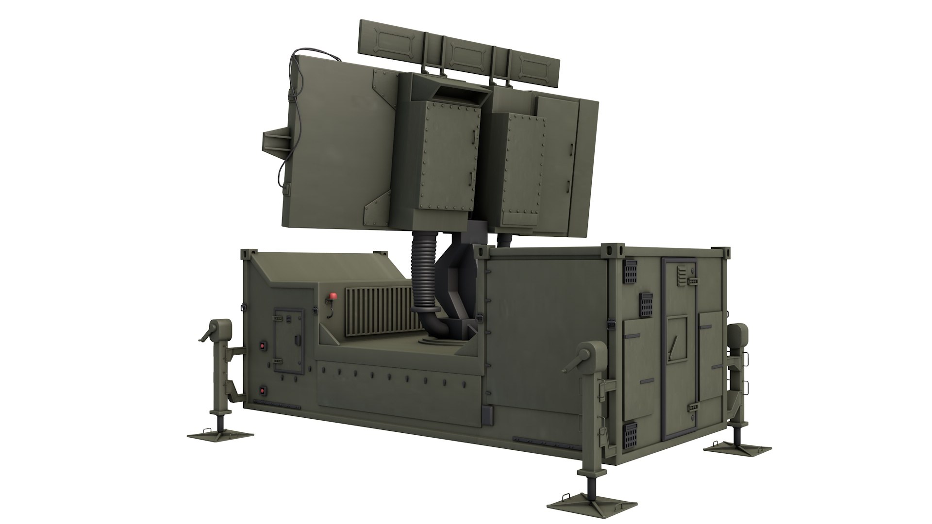 3D Thales Ground Master 400 Radar Model - TurboSquid 2426972