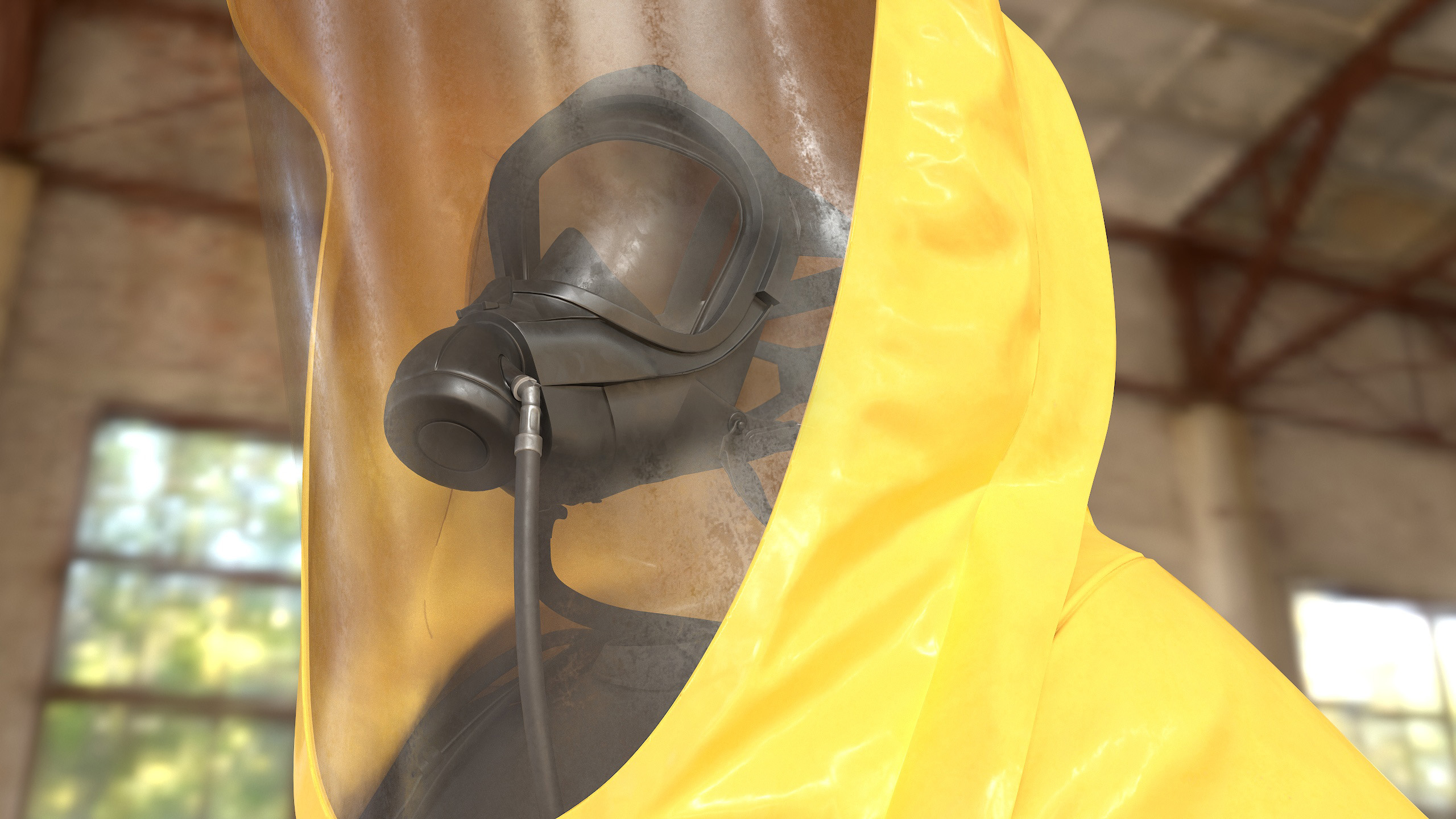 3D Chemical Suit model - TurboSquid 1883435