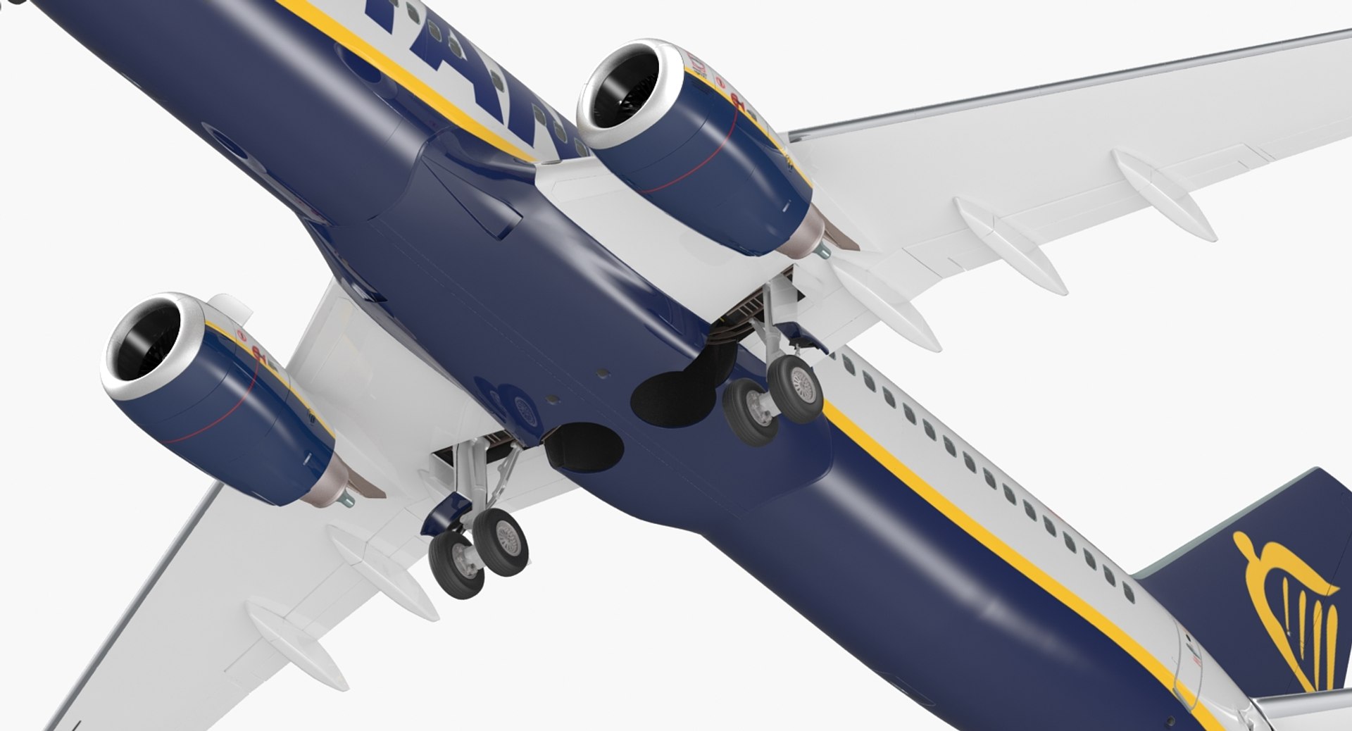 3D model boeing 737-800 ryanair - TurboSquid 1159028