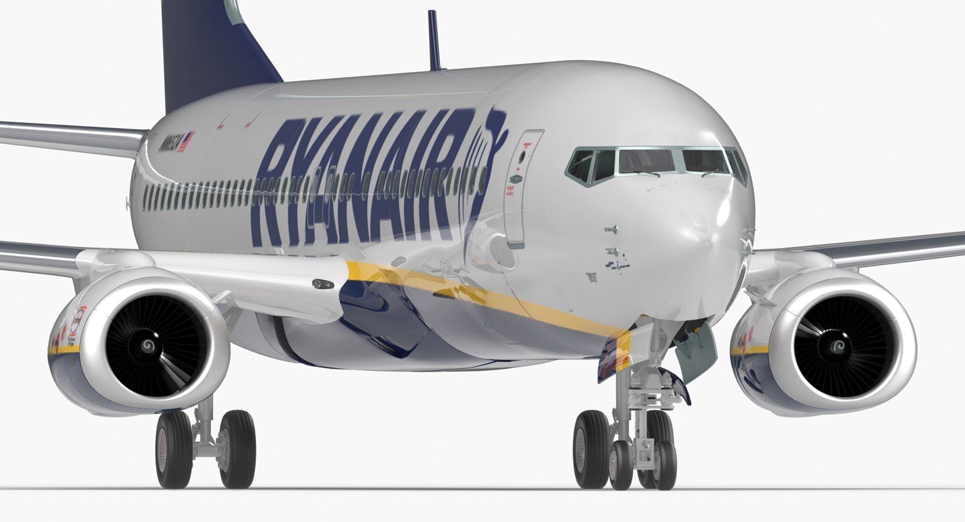 3D model boeing 737-800 ryanair - TurboSquid 1159028