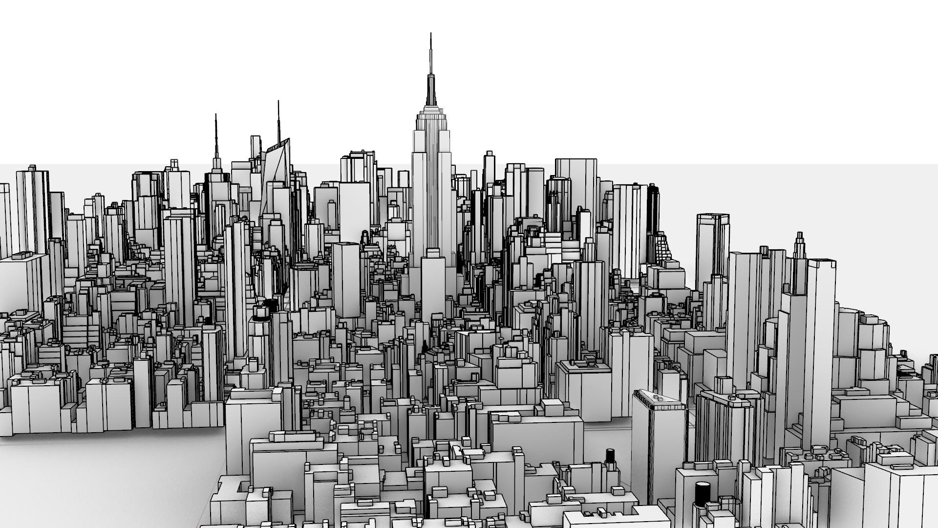 3D NYC Manhattan District 5 - TurboSquid 2300457