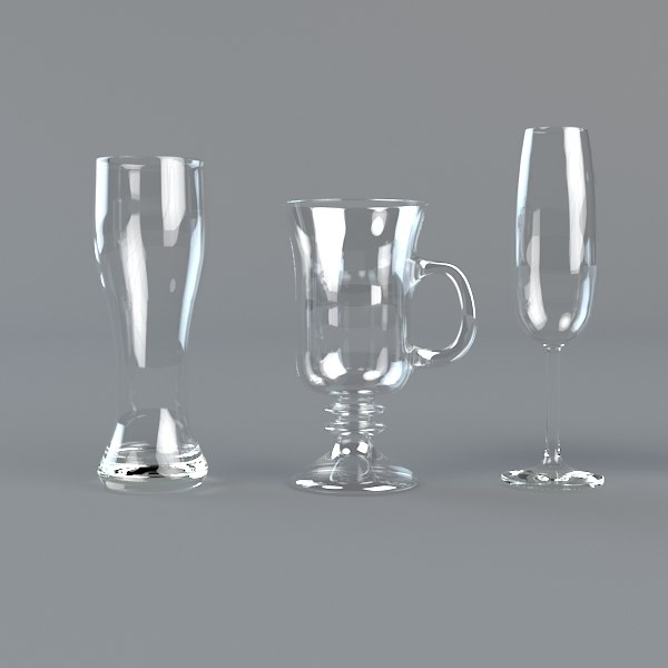 3d stemware