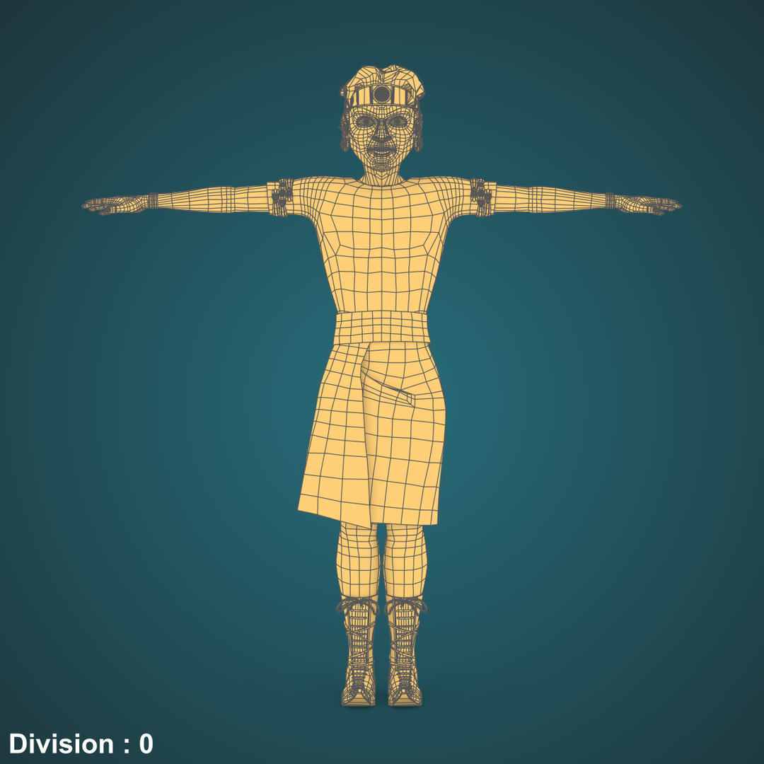 3d Fantasy Boy - Rigged Model