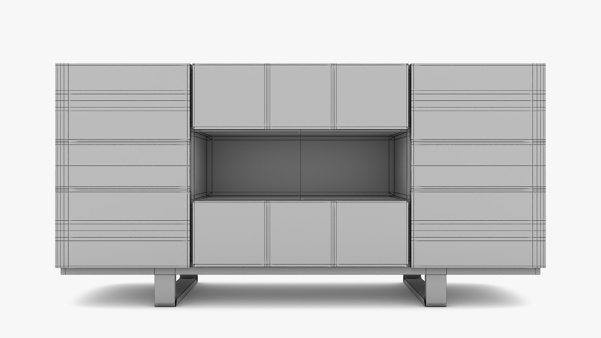 Modern Sideboard 3D Model - TurboSquid 1760013