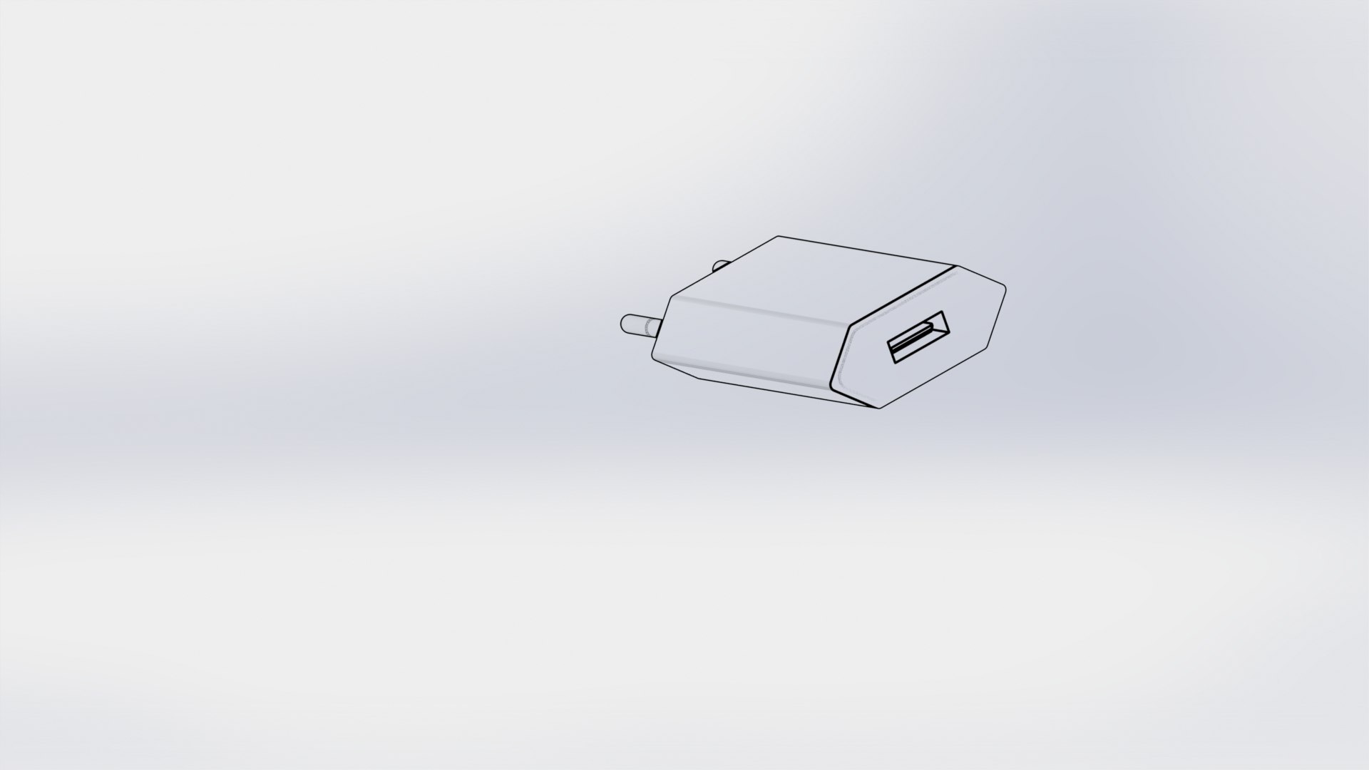 3D Charging Adapter Model - TurboSquid 2107194